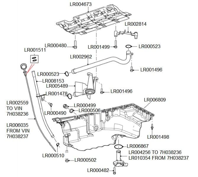 32 Oil Sump Pan & Level Indicator