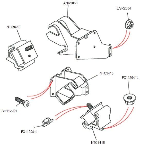 300tdi Engine Mountings
