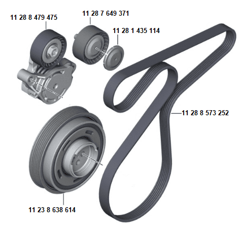 Auxiliary Belt Drive B38