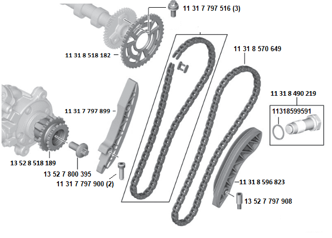 Timing Chain - Upper