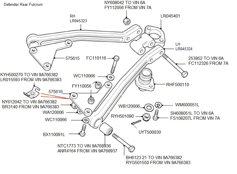 Rear Top Link Fulcrum & Ball Joint