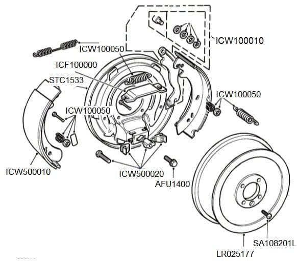 Transmission Brake - Cable