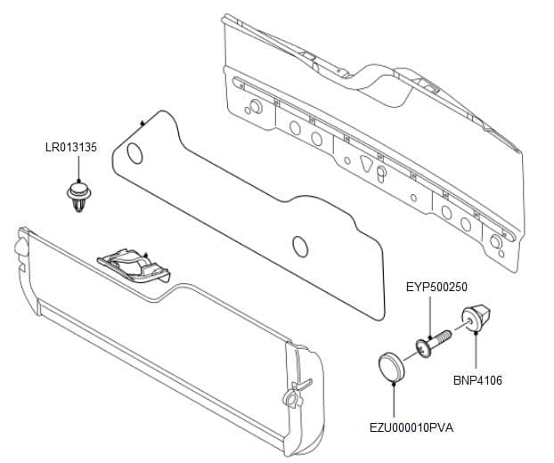 Tailgate Interior Trim
