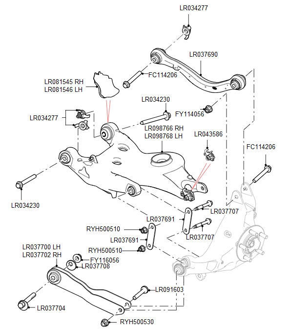Rear Suspension Arms