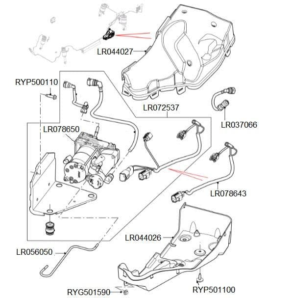 Air Suspension Compressor - AMK Replacement