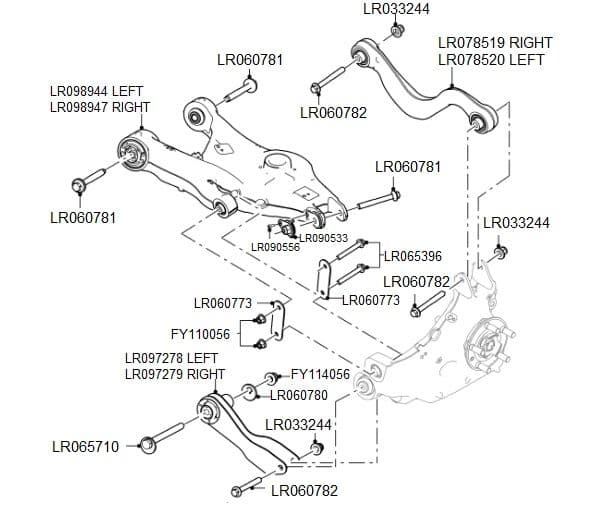 Rear Suspension Arms