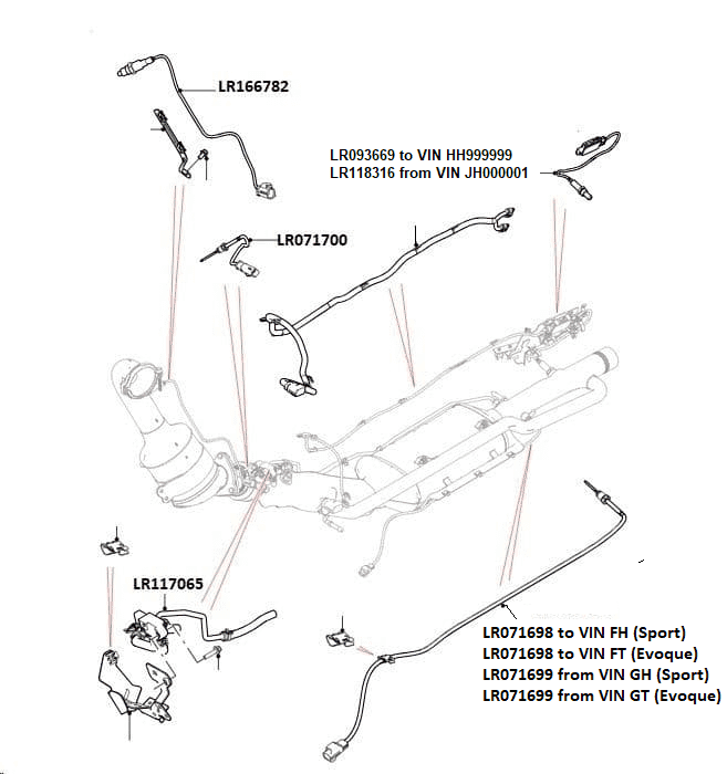 Exhaust Sensors 20 Diesel