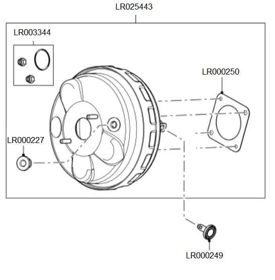Brake Booster Servo