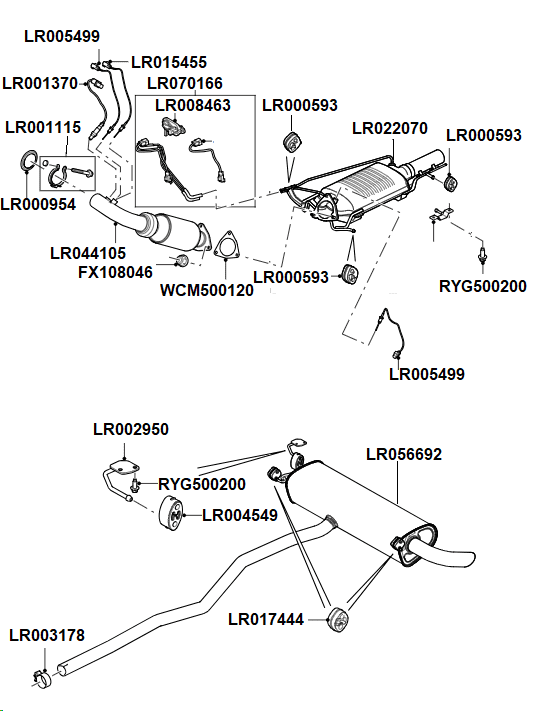 22D Exhaust System with DPF