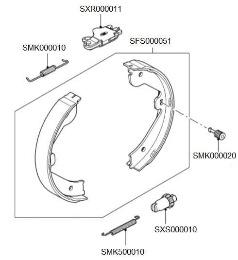 Parking Brake Shoes