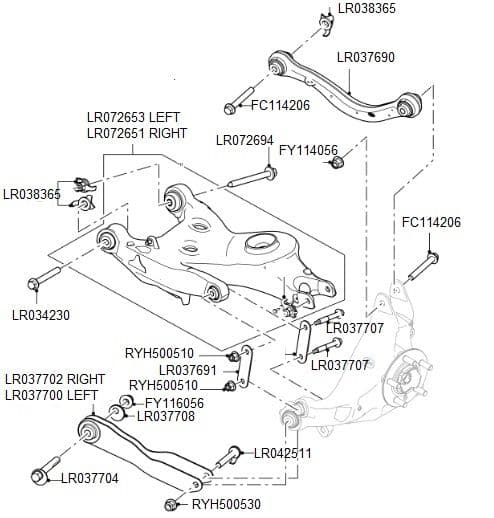 Rear Suspension Arms