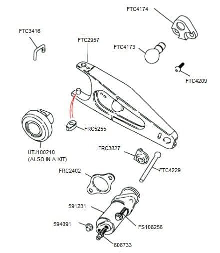 R380 CLUTCH RELEASE MECHANISM 25 NA