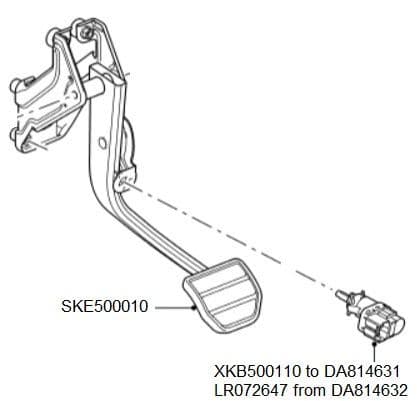 Brake Light Switch & Pedal Rubber