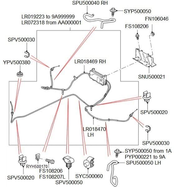 Parking Brake Module and Cables