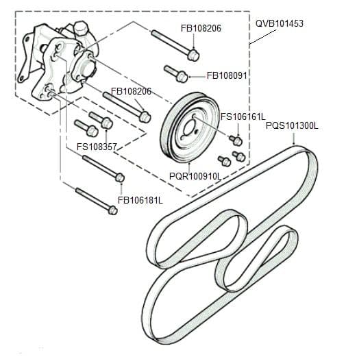 Td4 Power Steering Pump