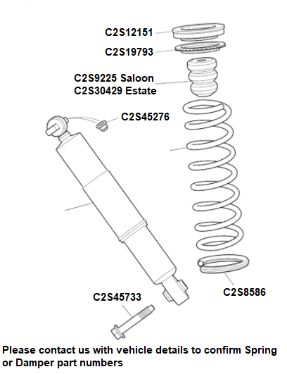 Rear Road Spring & Damper