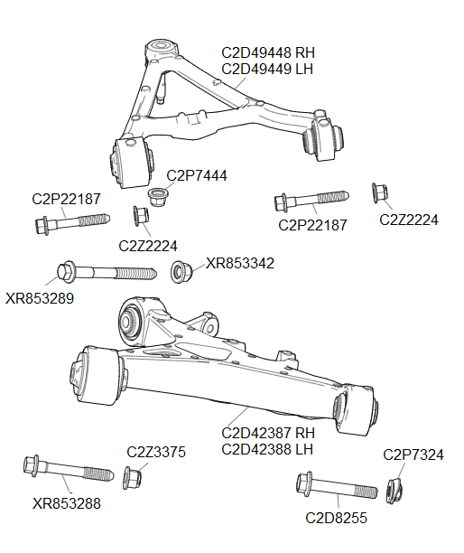 Rear Suspension Arms