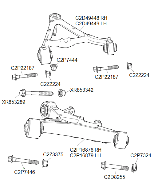 Rear Suspension Arms