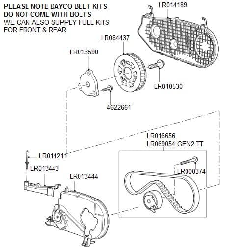 Fuel Injection Pump Drive Belt
