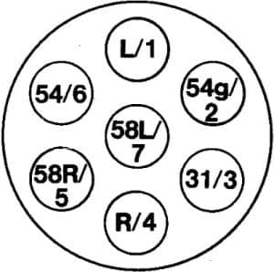 12N Plastic Socket No fog cut out 8JB006462-001