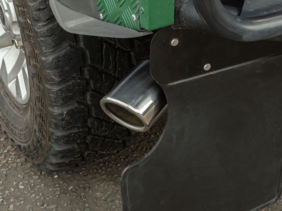 GA568 Tf Allmakes Big Bore 3In Straight Through Tail Pipe Def 90 Td5 ...